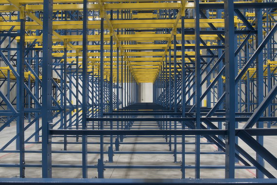Structural Steel Drive-Thru Racks | Container Systems
